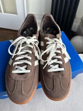 adidas | Shoes | Adidas Handball Spezial Suede Sneakers Women 85 Brown ...